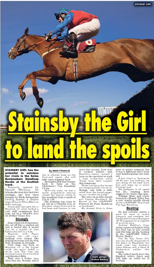 Stainsby the Girl to land the spoils - PressReader