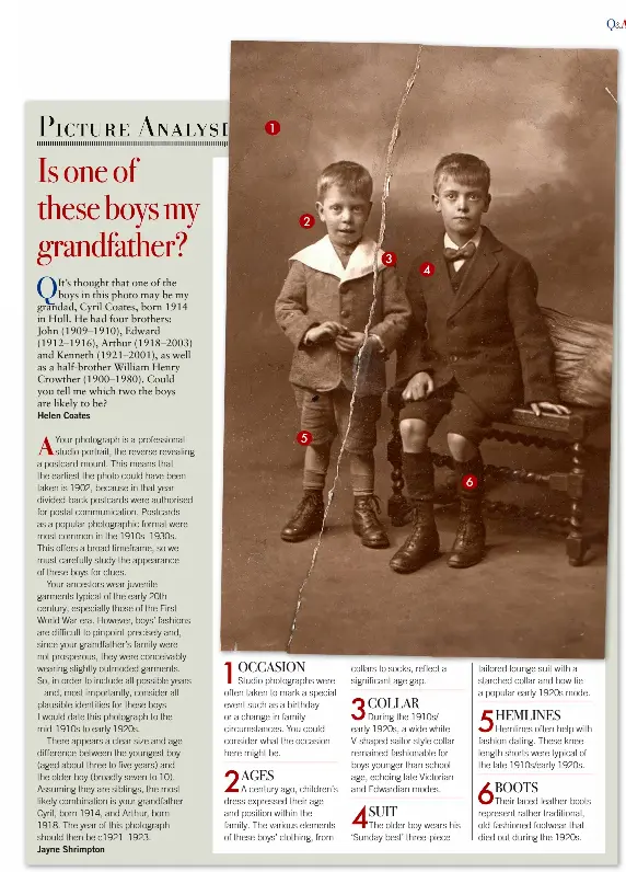 Is one of these boys my grandfathe­r? - PressReader