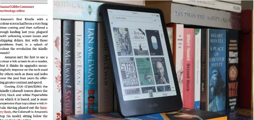 Kindle Colorsoft review: Amazon’s new e-reader gets colour screen upgrade - PressReader