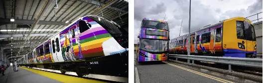 Transport for London unveils a trio of Pride 2023 train wraps - PressReader