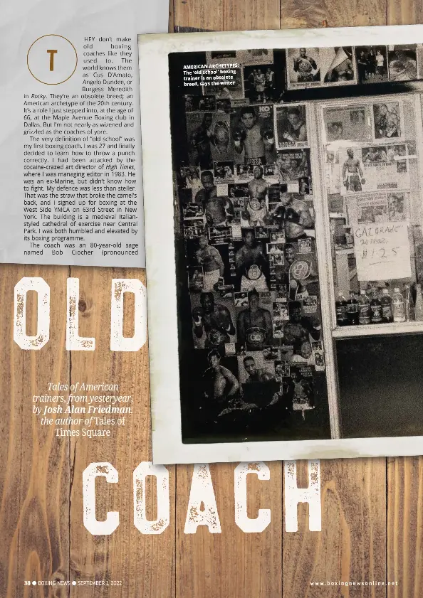 OLD COACH WISDOM - PressReader
