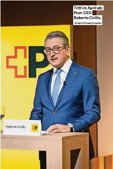 POST-CEO Cirillo: Was sein Nachfolger mitbringen muss - PressReader