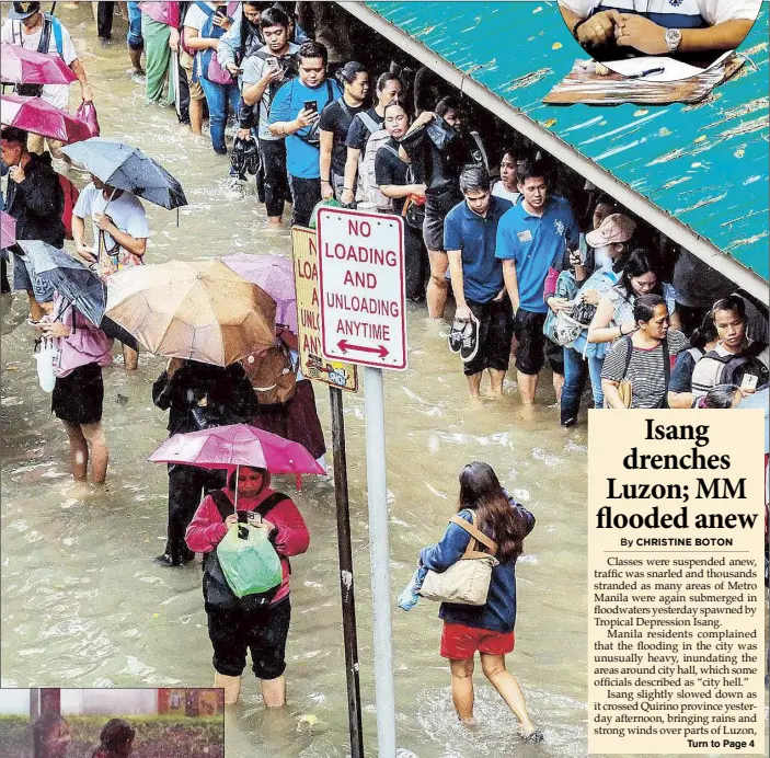 Isang drenches Luzon; MM ooded anew - PressReader