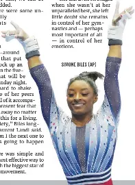 Biles nears 3rd Olympic trip - PressReader