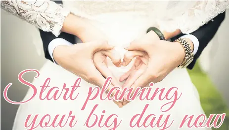 Start planning your big day now - PressReader
