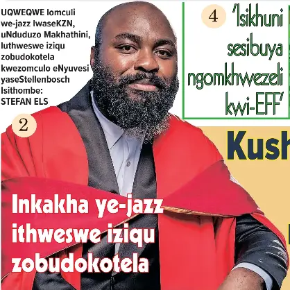 Inkakha ye-jazz ithweswe iziqu zobudokote­la - PressReader