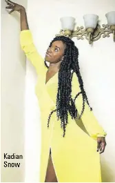 Kadian Snow makes her mark - PressReader