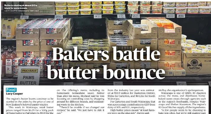 Bakers battle butter bounce - PressReader