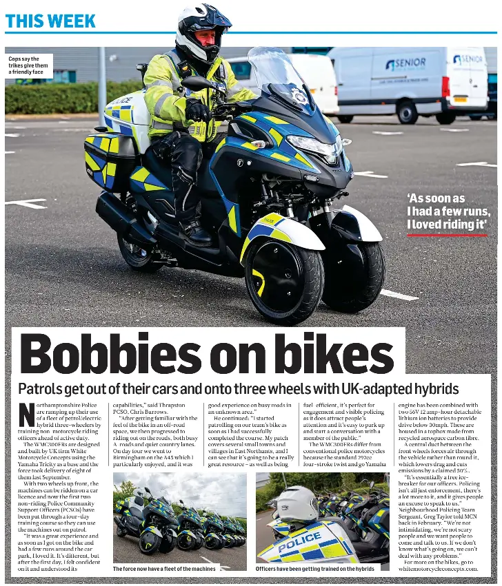 Bobbies on bikes - PressReader