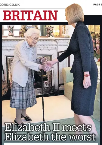 Elizabeth II meets Elizabeth the worst - PressReader