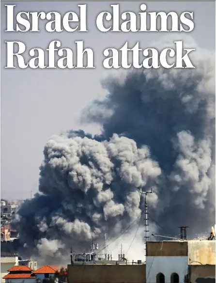 Israel claims ‘20 terrorists’ killed in Rafah attack as it rejects peace deal - PressReader