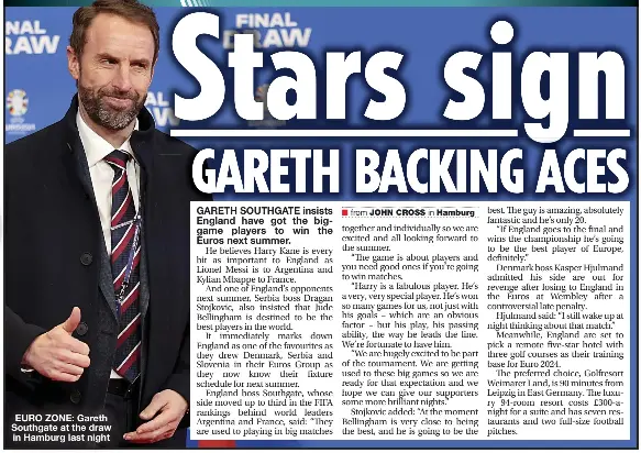 Stars sign GARETH BACKING ACES - PressReader