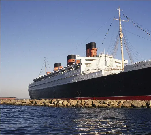 From Clydebank all the way to California, the long, long voyage of the majestic Queen Mary ...