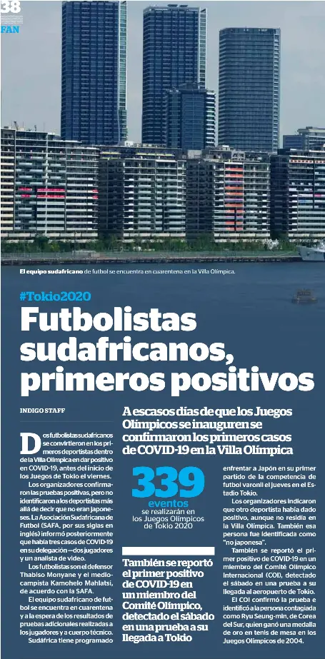 Futbolista­s sudafrican­os, primeros positivos - PressReader