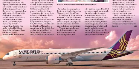 FLY HIGH IN LUXURY WITH VISTARA - PressReader