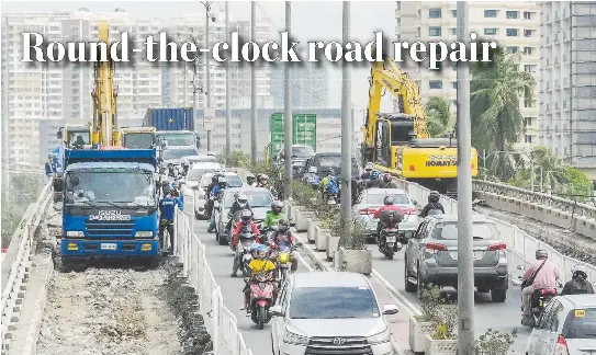 Round-the-clock road repair - PressReader