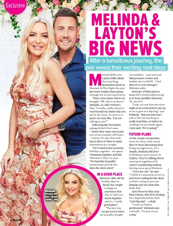 MELINDA & LAYTON’S BIG NEWS - PressReader
