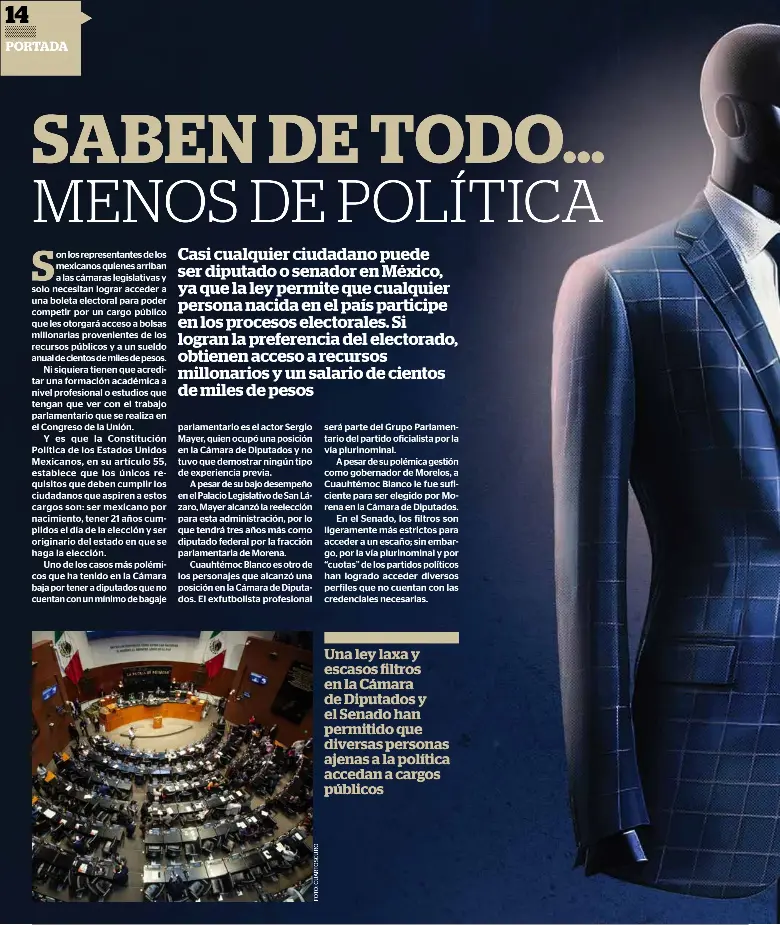 SABEN DE TODO… MENOS DE POLÍTICA LOS ‘ETERNOS’ EN EL PODER - PressReader