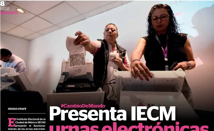Presenta IECM urnas electrónic­as - PressReader