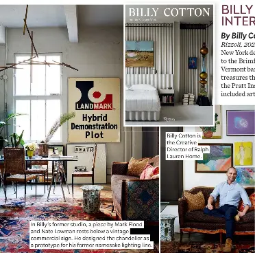 BILLY COTTON: INTERIOR & DESIGN WORK - PressReader