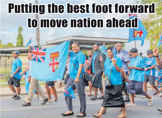Putting the best foot forward to move nation ahead - PressReader