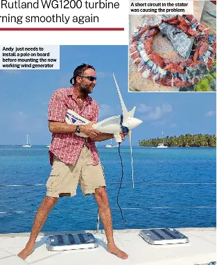 Repairing a broken wind generator - PressReader