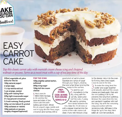 EASY CARROT CAKE - PressReader
