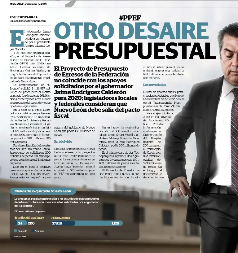 Otro desaire presupuest­al - PressReader
