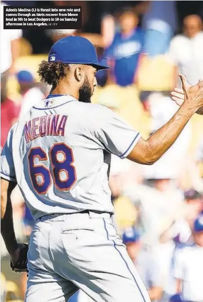 HOLY SPLIT! METS WIN L.A. FINALE! - PressReader