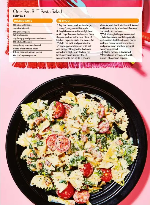 One-Pan BLT Pasta Salad - PressReader