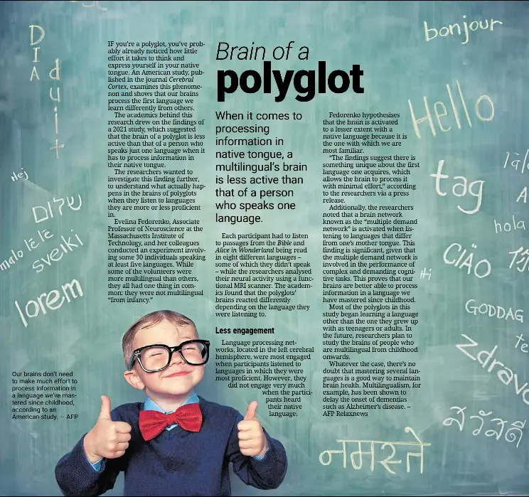 Brain of a polyglot - PressReader