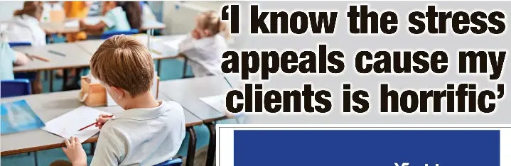 ‘I KNOW THE STRESS APPEALS CAUSE MY CLIENTS IS HORRIFIC’ - PressReader