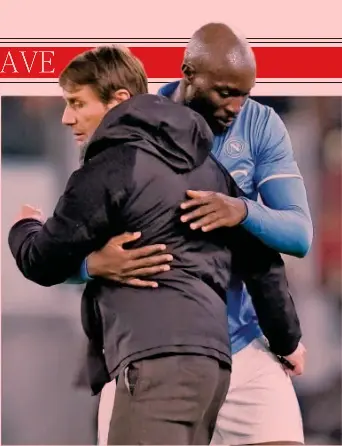 Lukaku è molto più di un portafortu­na: se fa gol, Conte vince - PressReader