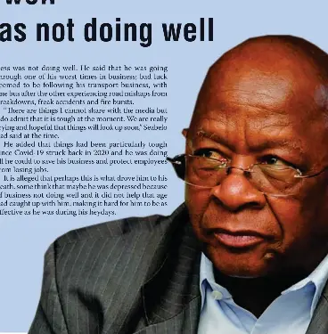 WHY SEABELO TOOK HIS LIFE - PressReader