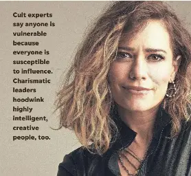 Actress warns about falling for cults - PressReader