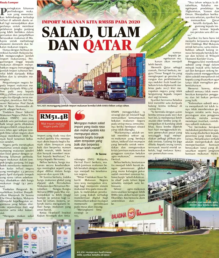 SALAD, ULAM DAN QATAR - PressReader