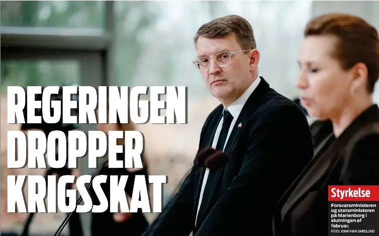 REGERINGEN DROPPER KRIGSSKAT - PressReader