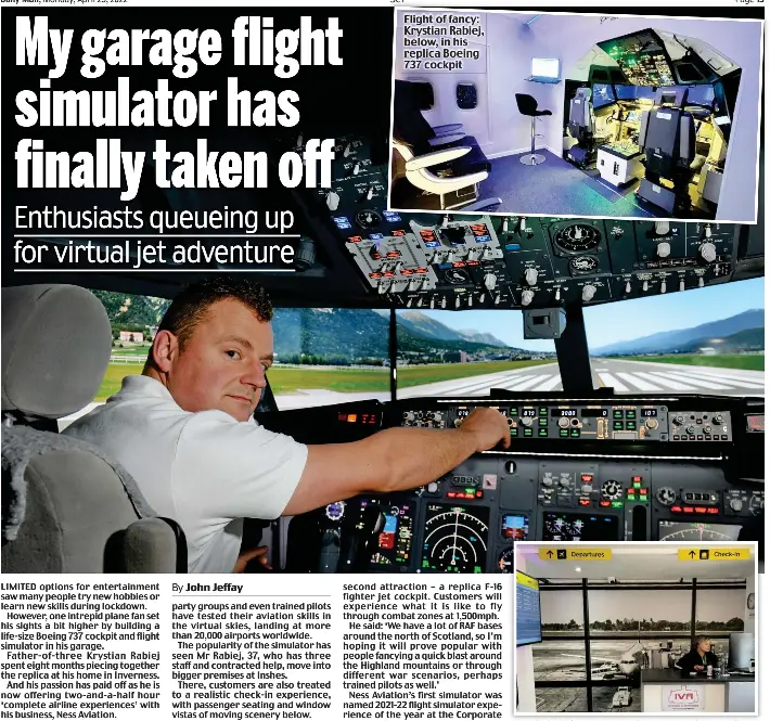 My garage flight simulator has finally taken off - PressReader