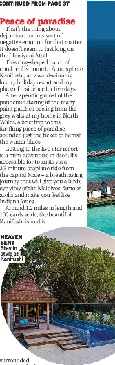 CONTINUED FROM PAGE 37 Peace of paradise - PressReader