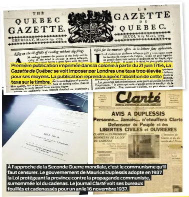 La censure, une pratique du passé qui n’a pas épargné le Québec ...