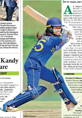 Nethmi steers Sri Lanka U-19 women to second win - PressReader