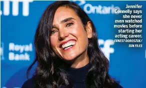 Connelly says she never ‘pursued’ movie career - PressReader