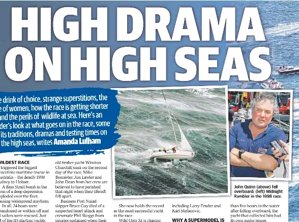 HIGH DRAMA ON HIGH SEAS - PressReader
