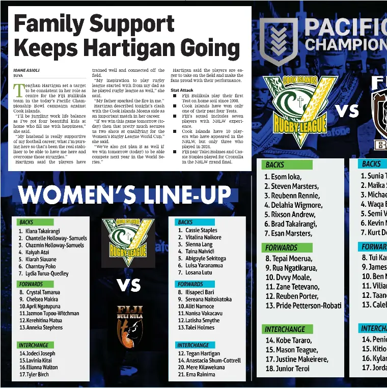 Family Support Keeps Hartigan Going - PressReader