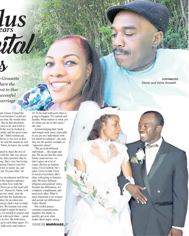 30-plus years marital of bliss - PressReader