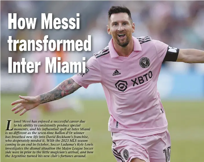 How Messi transforme­d Inter Miami - PressReader