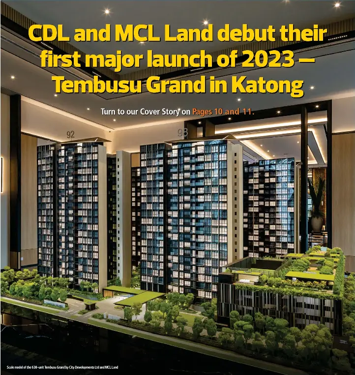CDL and MCL Land debut their first major launch of 2023 – Tembusu Grand ...