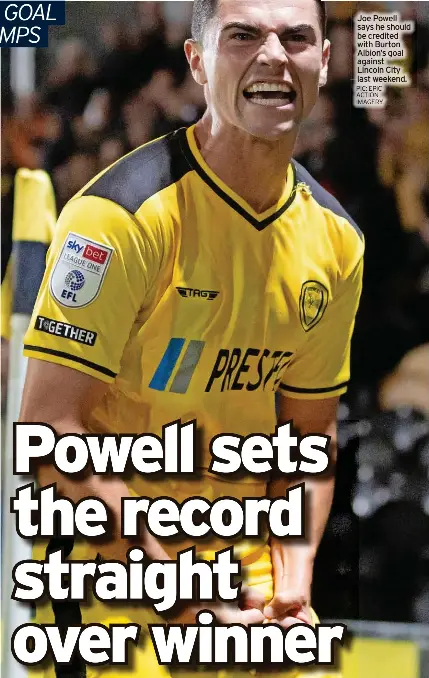 Powell sets the record straight over winner - PressReader