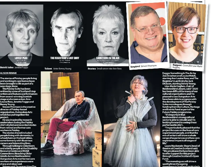 Monologues from stories of people living and working in care homes ...