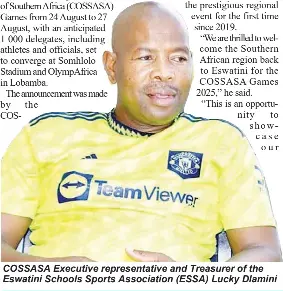 SOMHLOLO STADIUM, OLYMPAFRIC­A TO HOST COSSASA - PressReader
